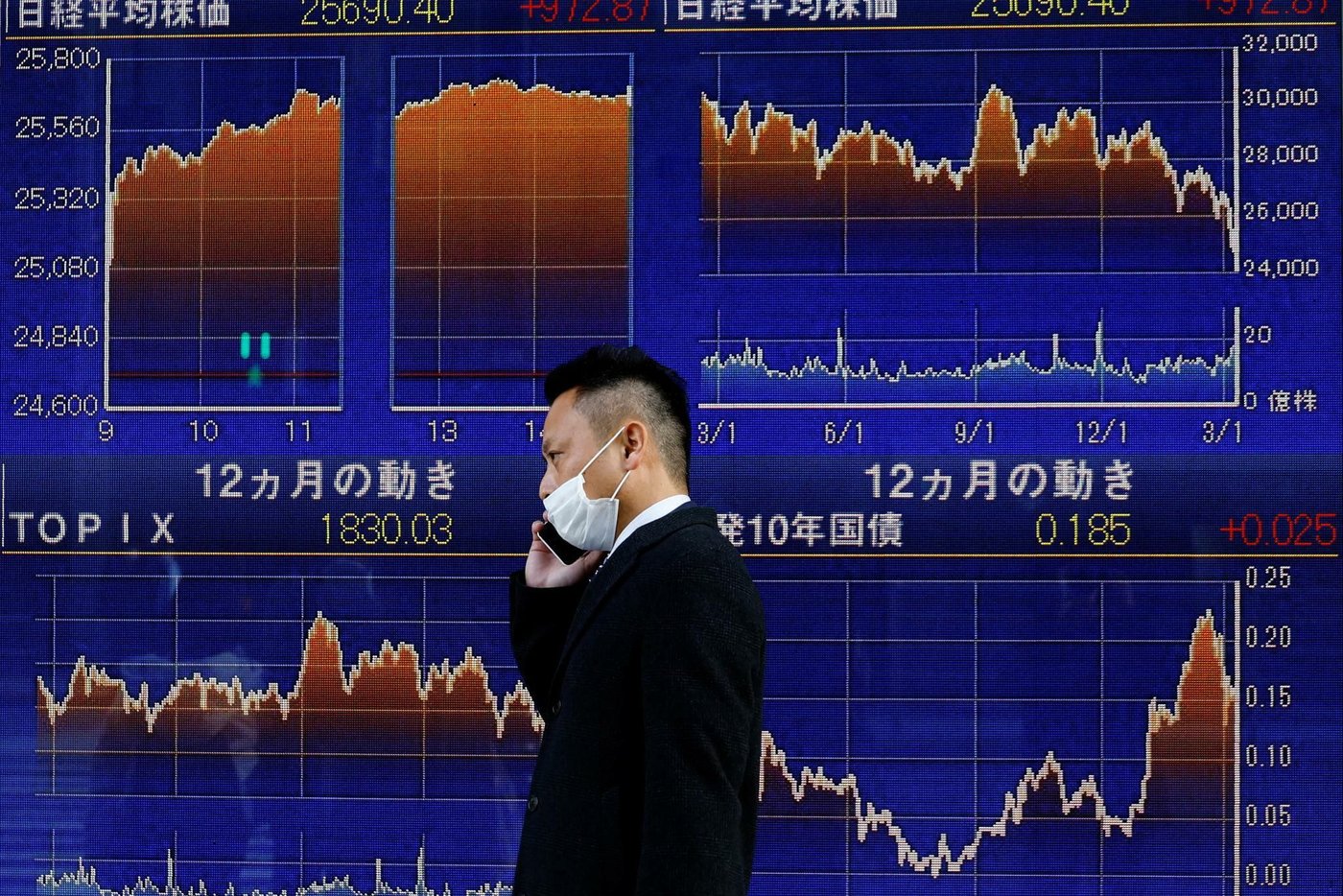 Börsen in Asien Asiatische Aktien folgen den negativen Vorgaben der Wall Street