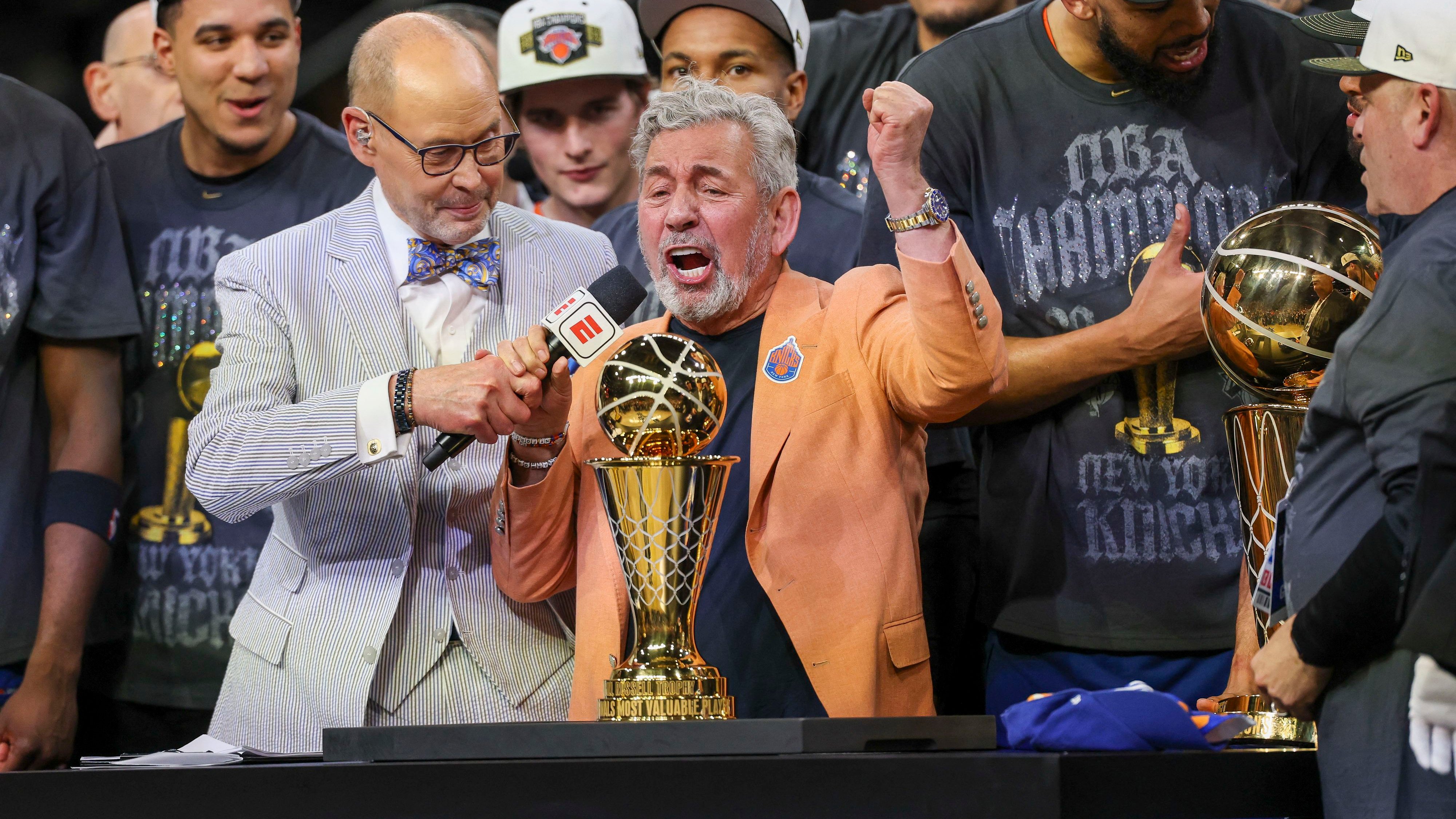 New York Knicks: Die Fans wollten ihn loswerden – jetzt ist James Dolan ...