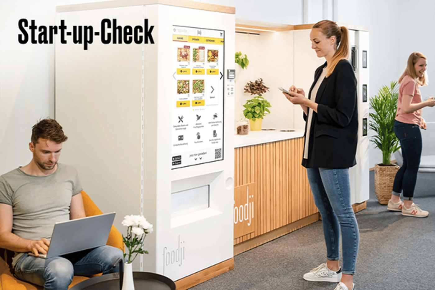 Start-up Foodji: Frisches Essen aus dem Automaten soll Kantinen ersetzen