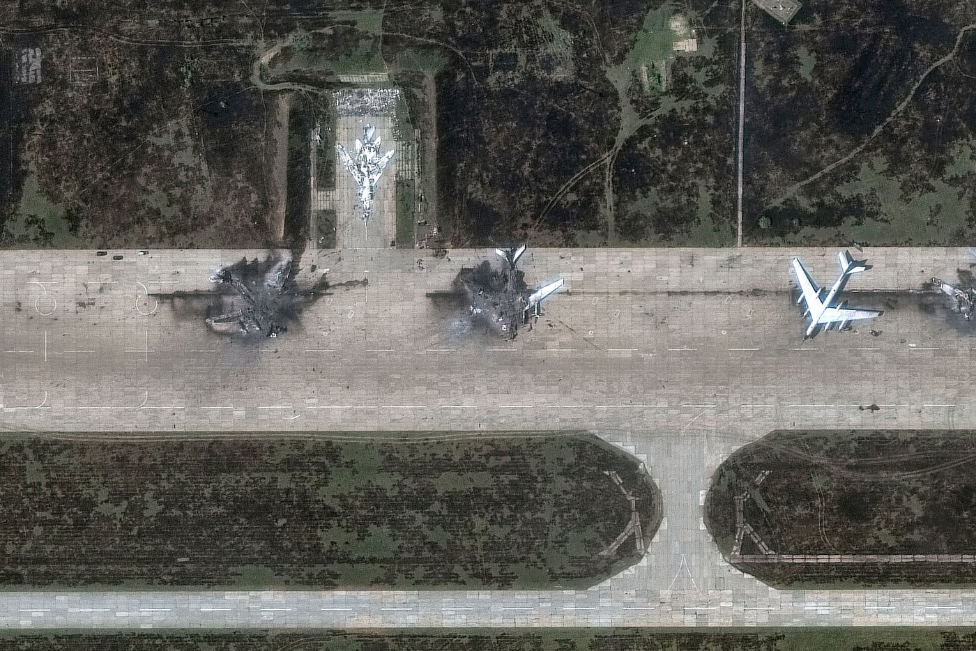 Ukraine-Krieg: Neue Bilder zeigen Zerstörung durch Operation „Spinnennetz“