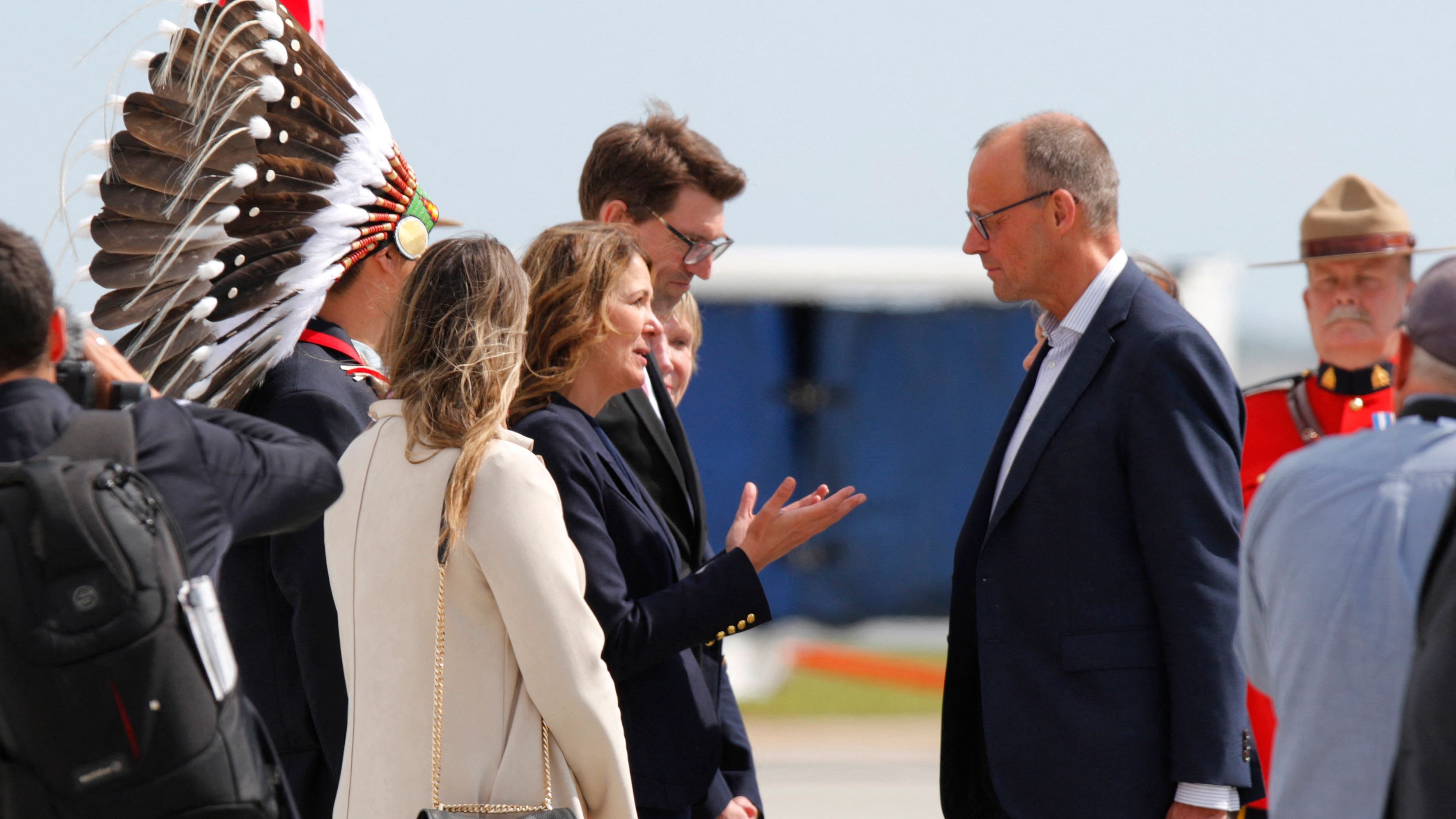 G7-Gipfel: Merz zum G7-Gipfel in Kanada eingetroffen
