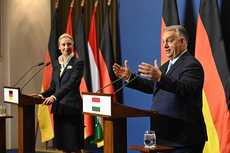 Besuch in Ungarn: Weidel und Orbán betonen gegenseitige Bewunderung