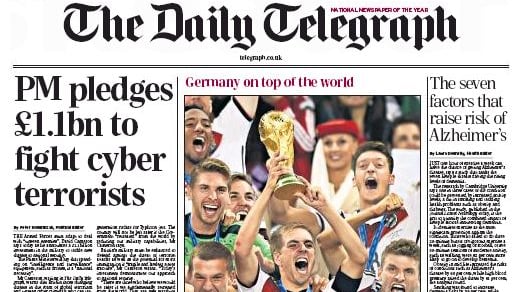 Britische Telegraph Media Group wird zwangsversteigert