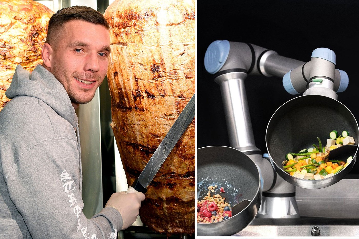 Mangal Döner: Lukas Podolski stellt in Dönerkette Roboter an den Herd