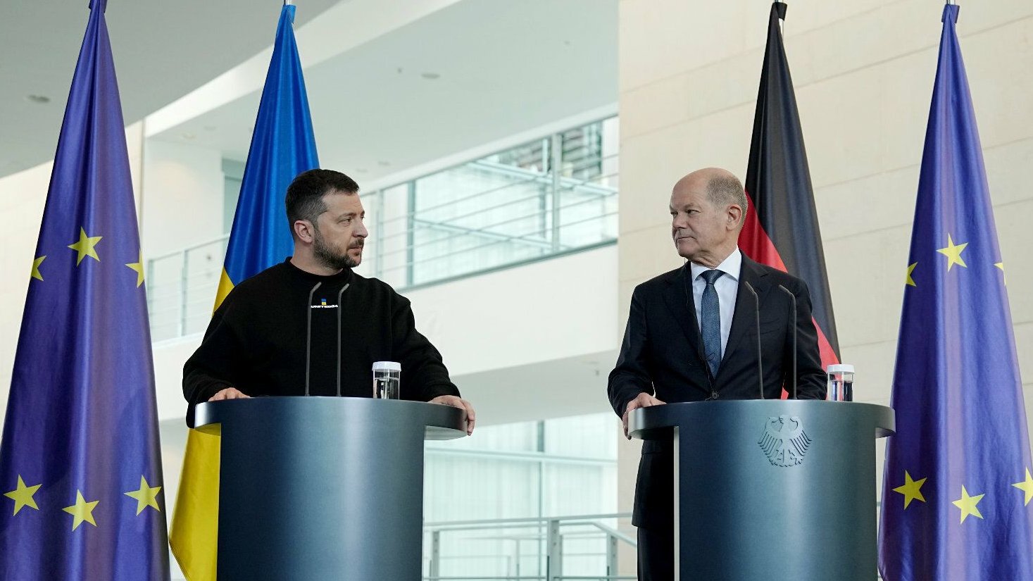 Scholz zu Selenski: „Wir unterstützen euch so lange wie nötig“
