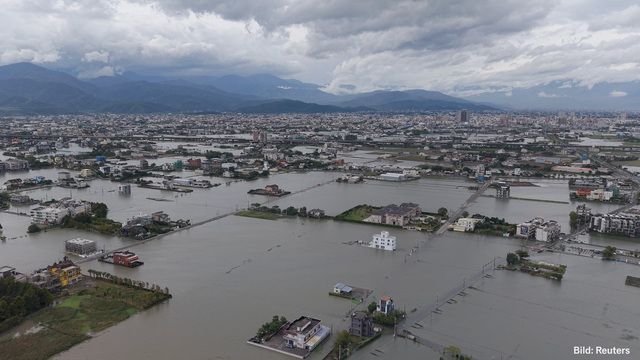 Taifun „Fung-wong“ löst schwere Überschwemmungen in Taiwan aus