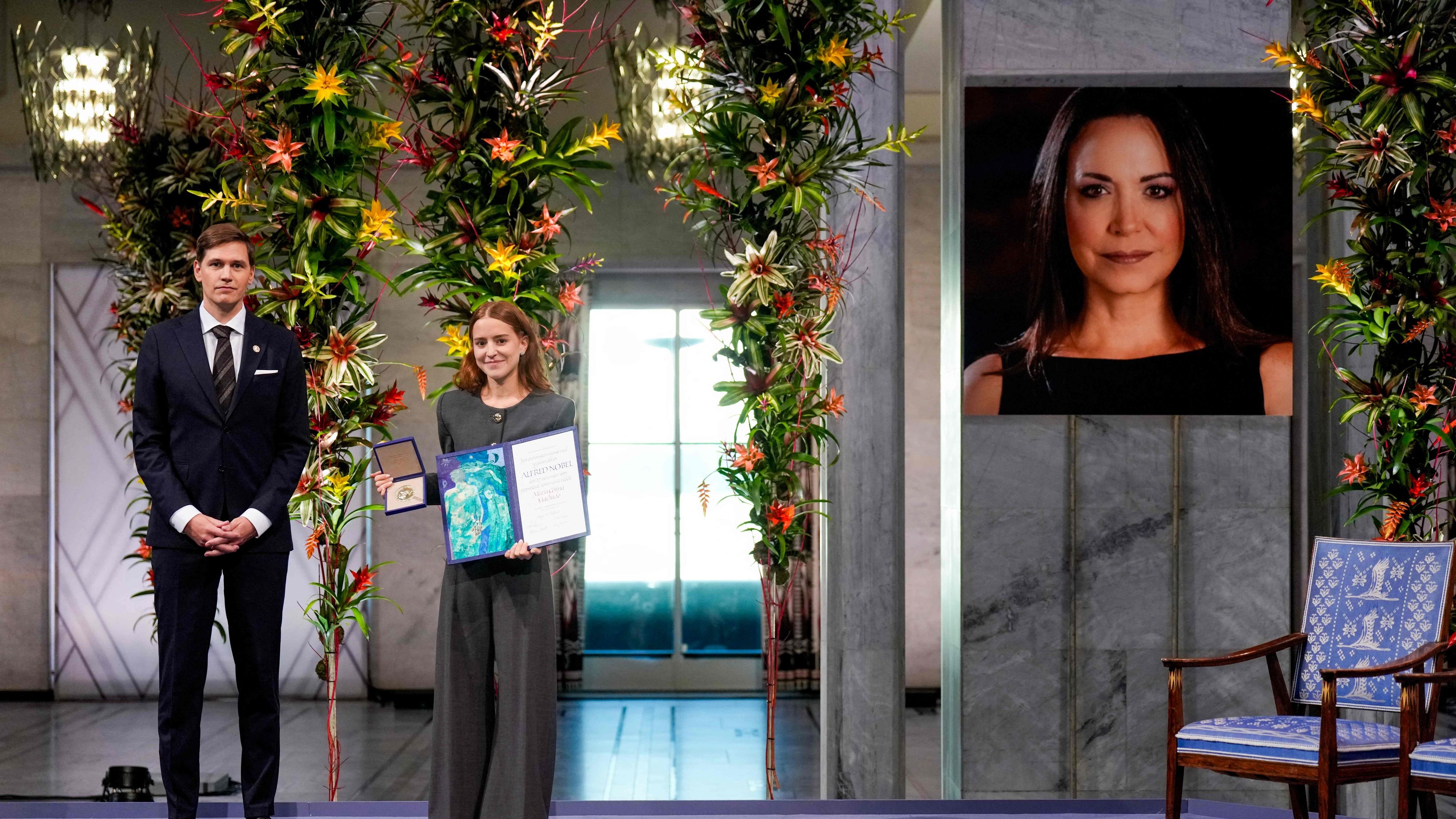 Maria Corina Machado: Friedensnobelpreisträgerin in Oslo geehrt – aber ...