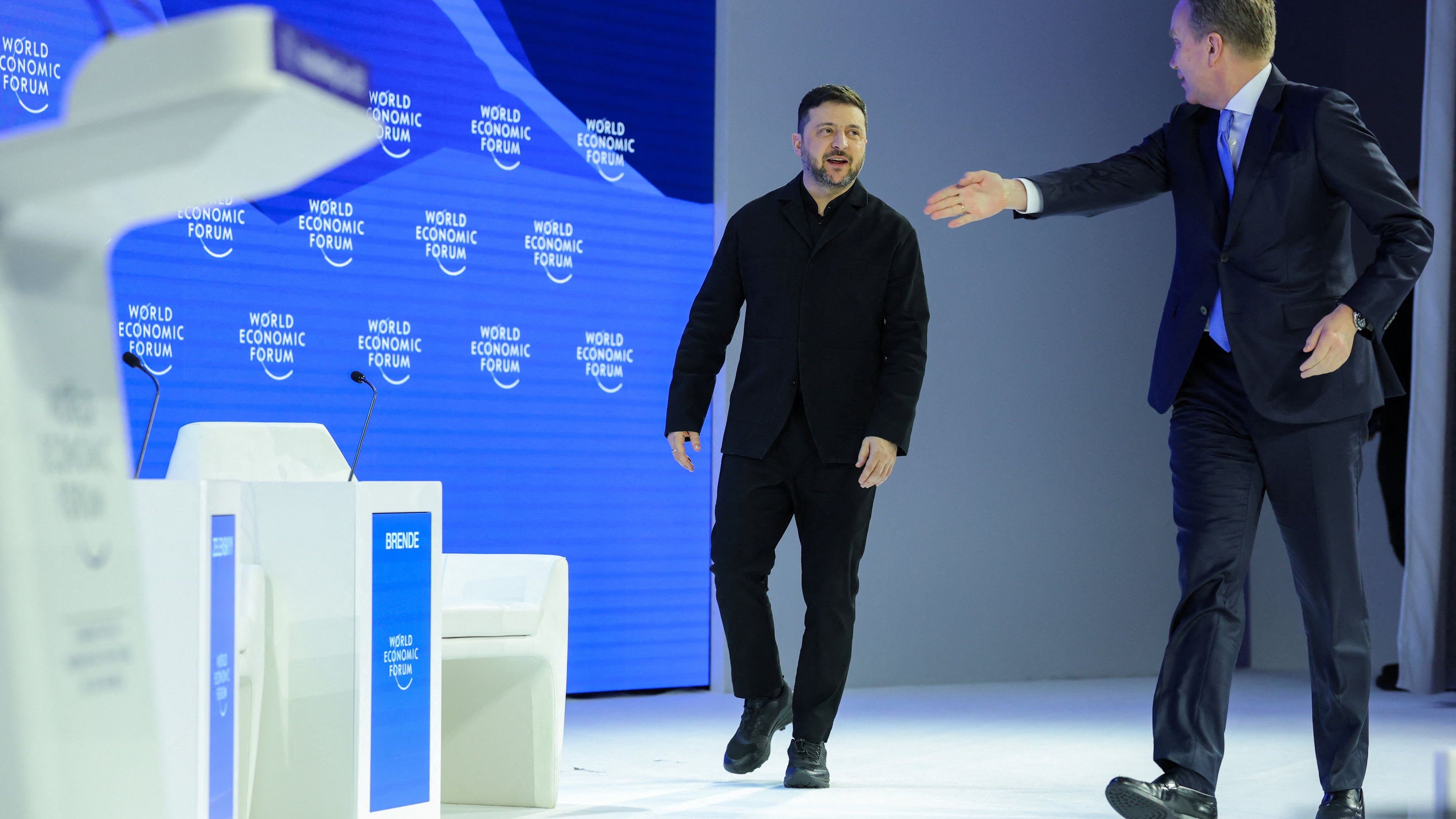 WEF: Jetzt live: Selenskyj kritisiert Europäer – „Ohne die USA geht es ...