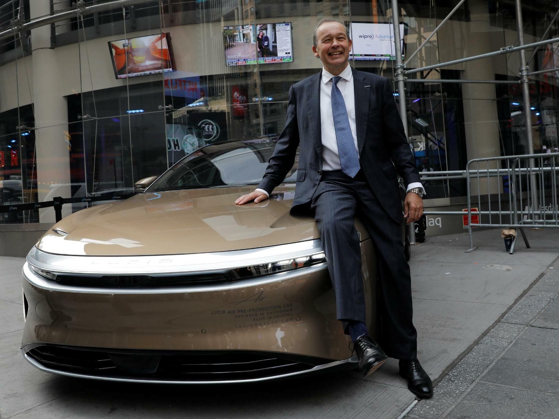 Lucid Peter Rawlinson wird Elon Musks scharfster Rivale