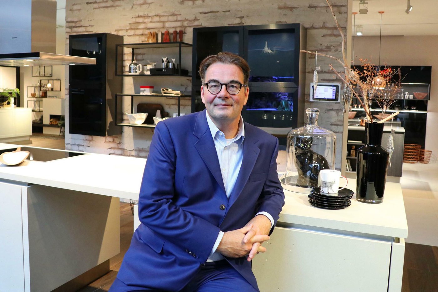 Häcker-Geschäftsführer Markus Sander: Chef in der Küche