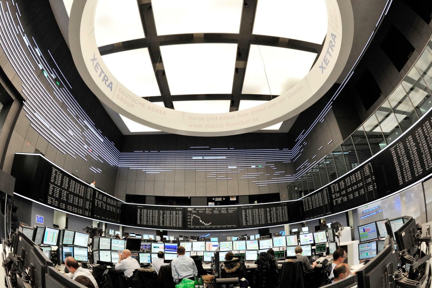 Dax aktuell: Dax schließt nahe seines Rekordhochs