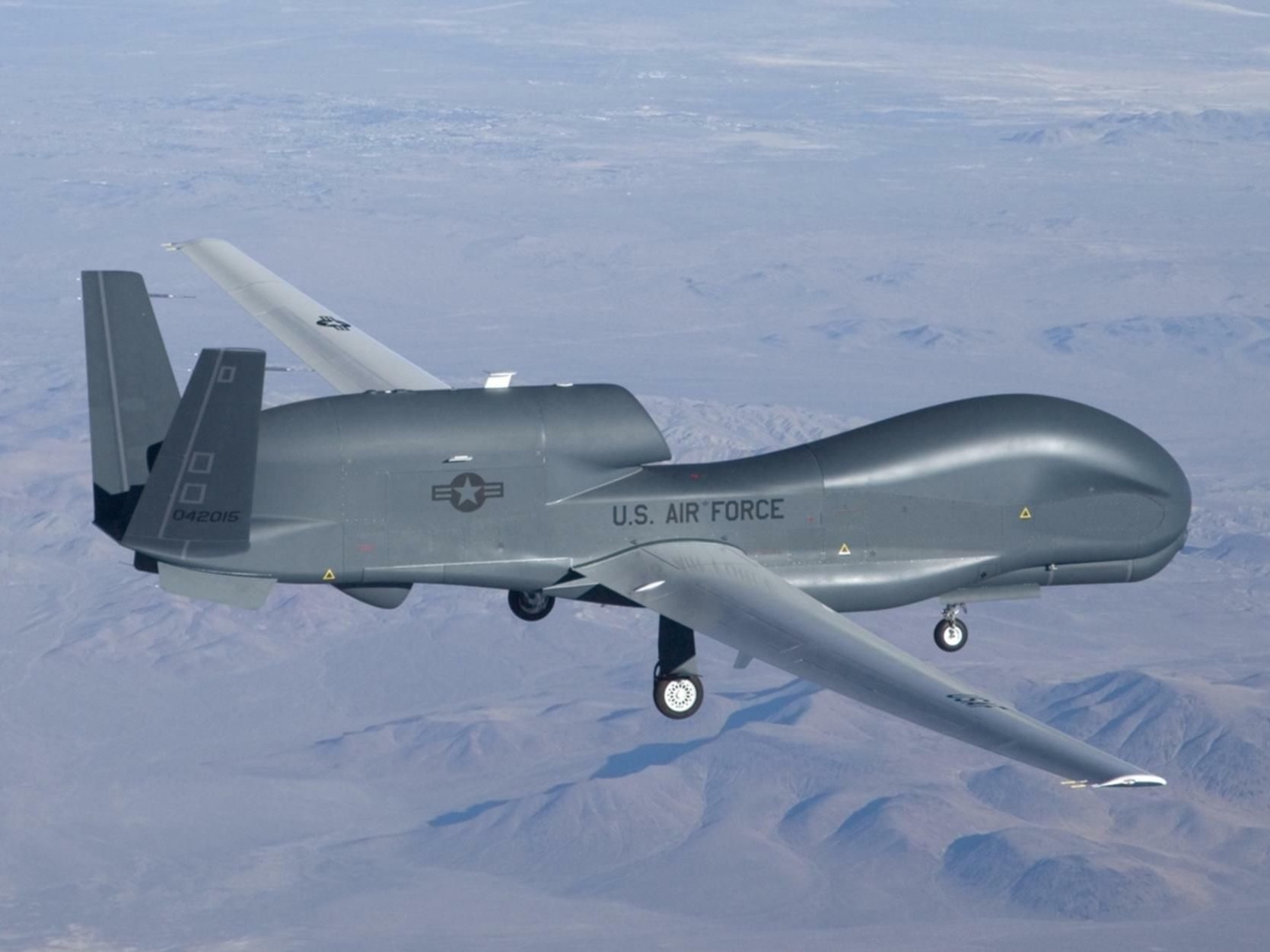 US Drohne Global Hawk Riesendrohne uber Deutschland
