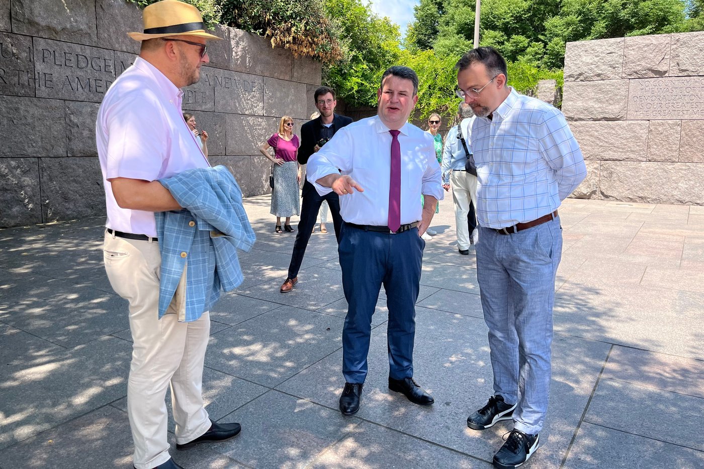 Hubertus Heil: Nach der Biden-Meldung änderte sich die Stimmung schlagartig