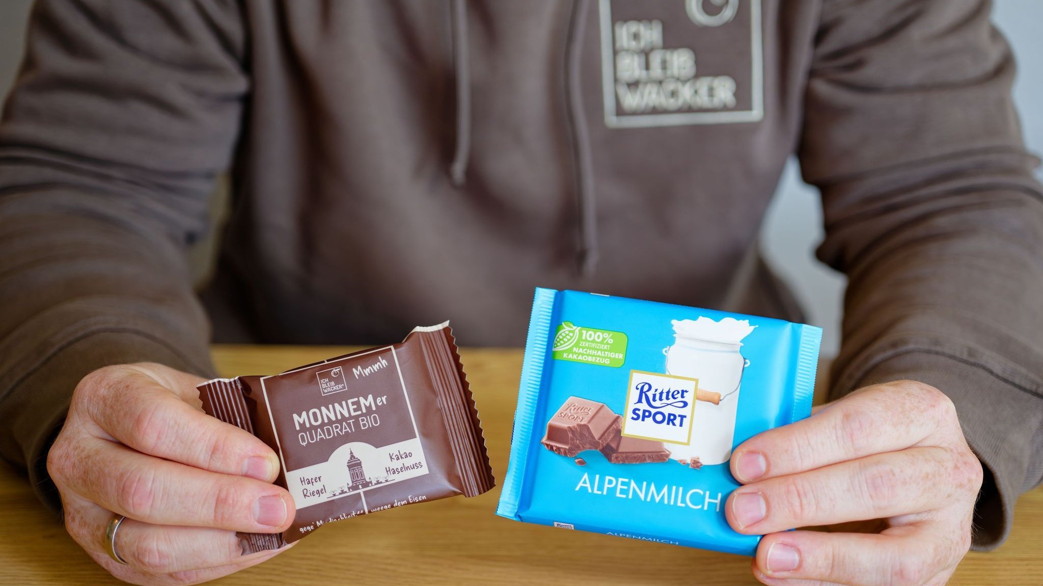 Prozess: Ritter Sport lässt im Streit um Quadrat-Haferriegel nicht locker