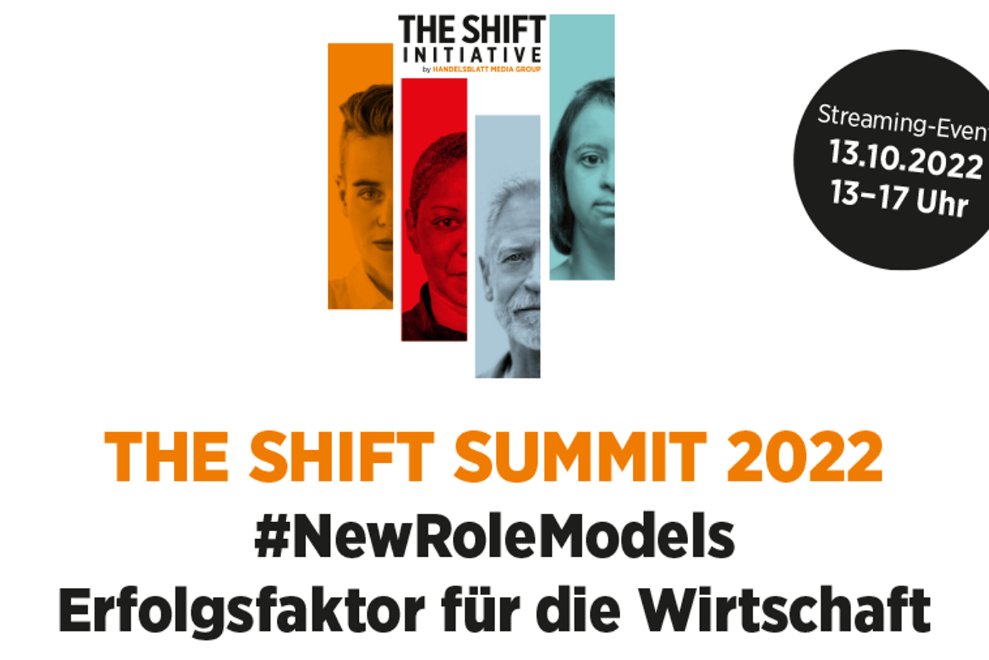 Im Livestream: Der „The Shift Summit“ zeigt neue Rollenvorbilder