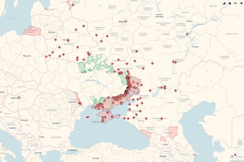 Ukraine-Krieg: Wer die Lage in Charkiw verstehen will, nutzt diese Karte