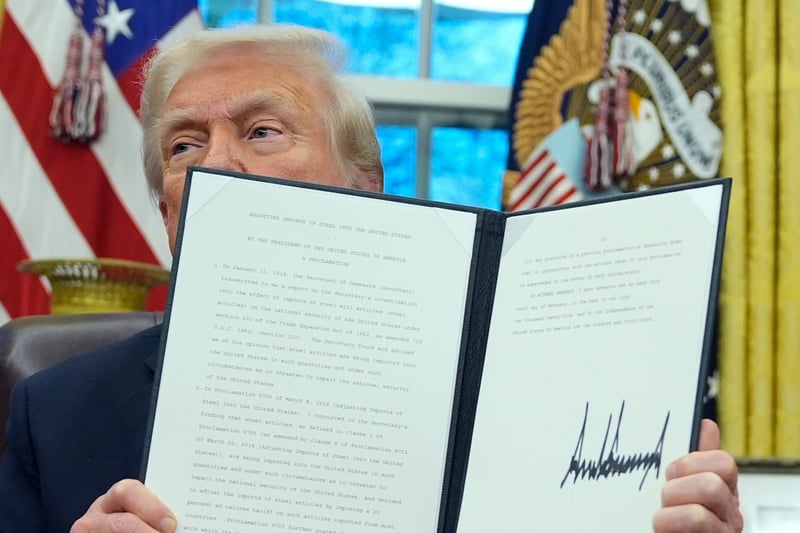 USA: Trump macht Drohung wahr und erlässt Zölle auf Stahl und Aluminium