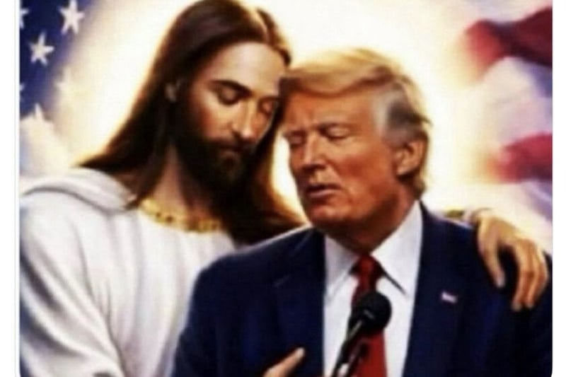 Donald Trump: Trump teilt im Streit mit Papst Leo neues Jesus-Bild