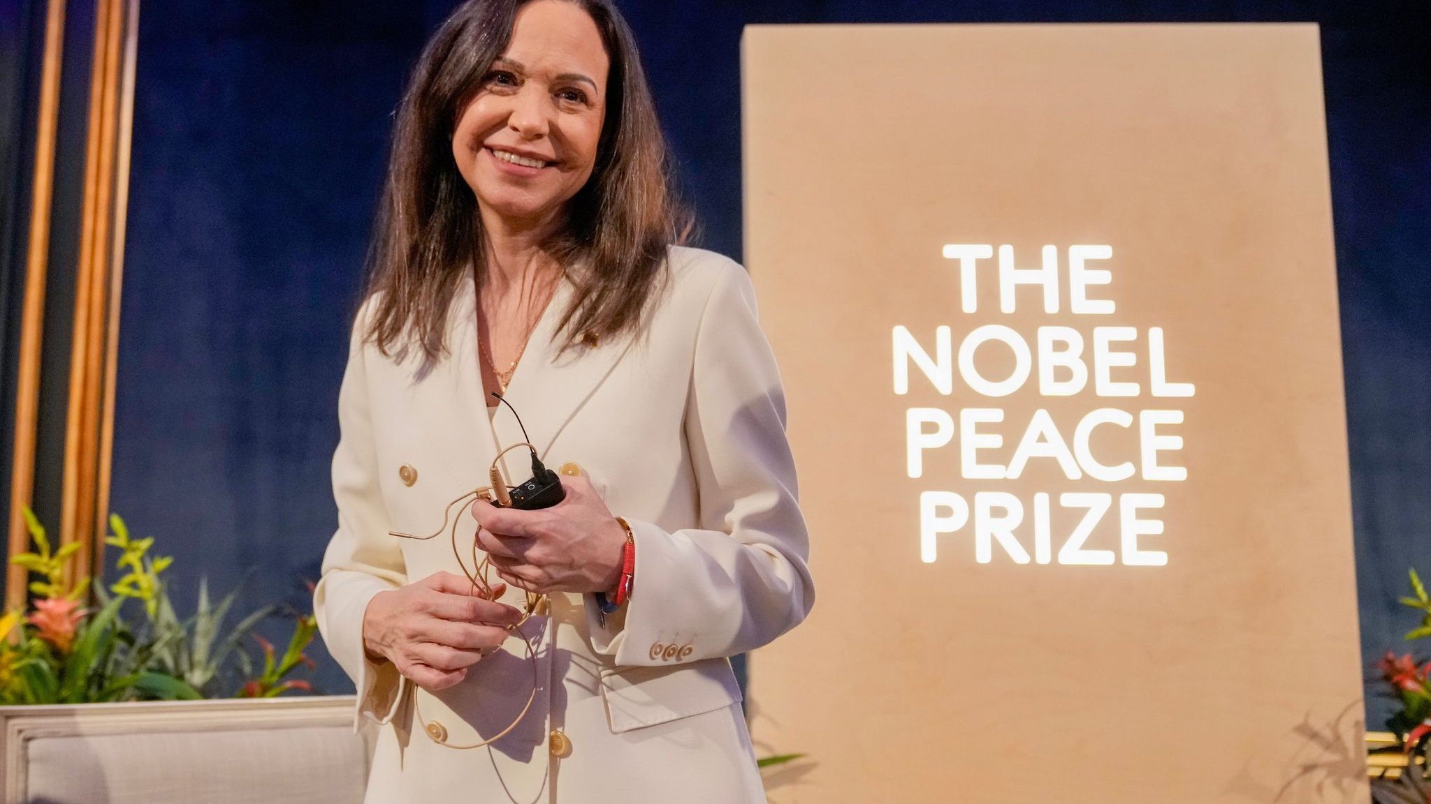 Venezuela: Machado überreicht Trump Nobelpreis-Medaille